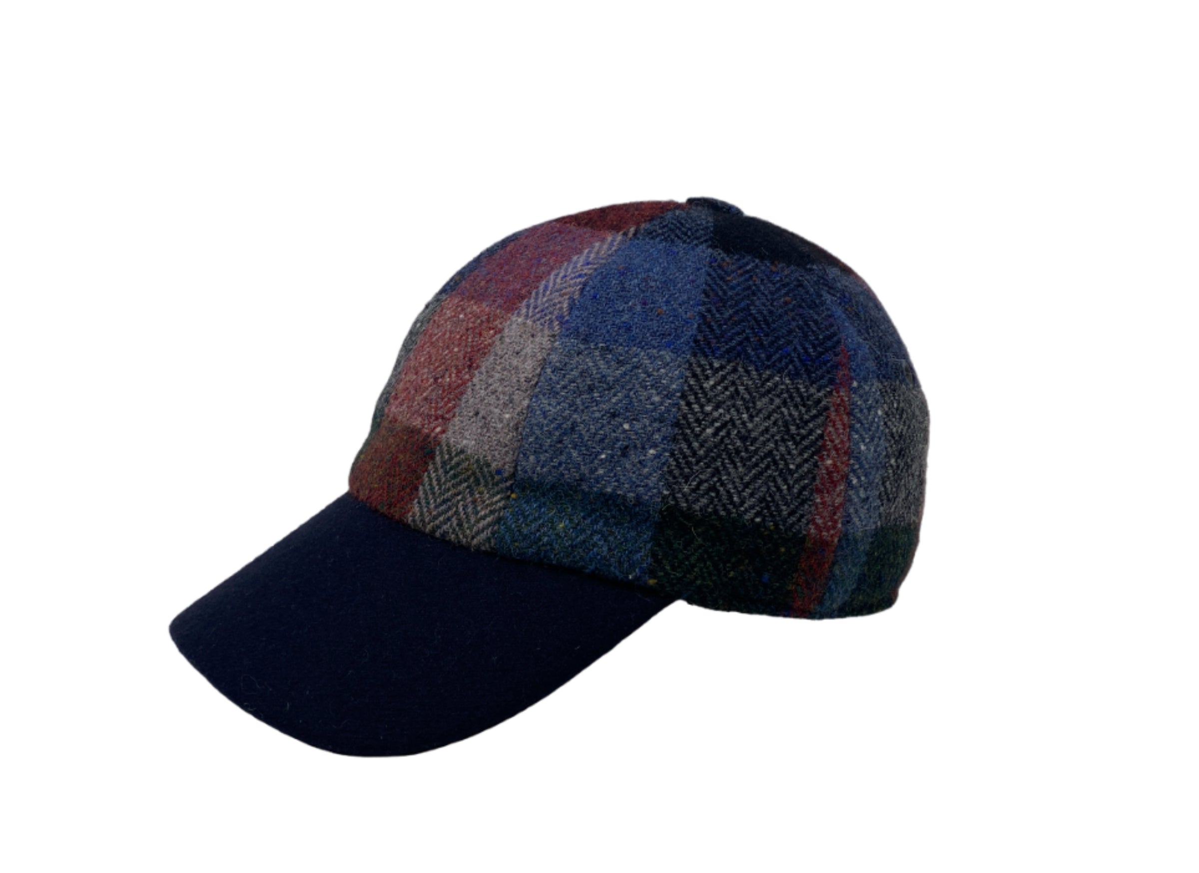 Tweed Baseball Cap - Irish and Harris Tweed