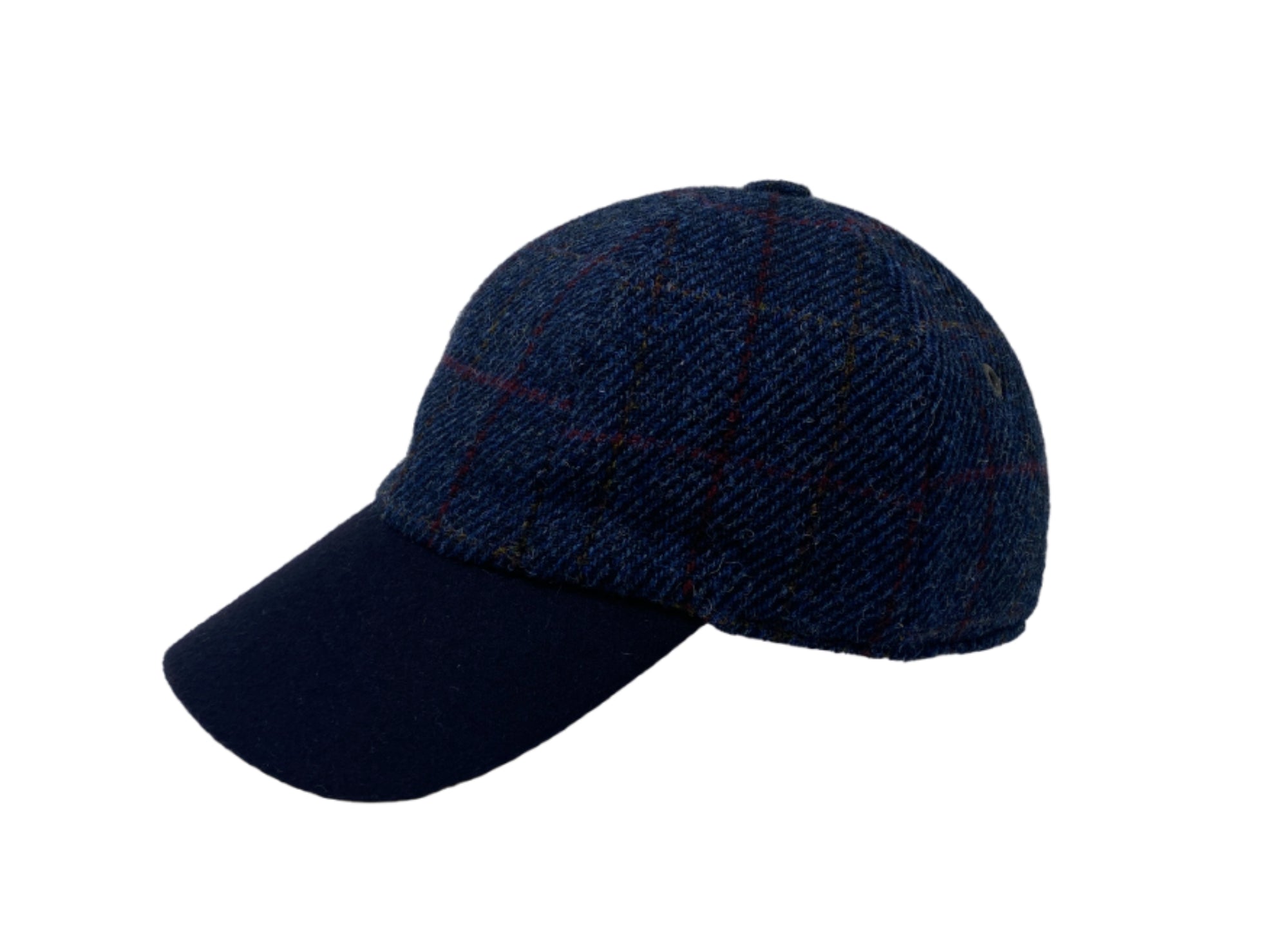 Tweed Baseball Cap - Irish and Harris Tweed