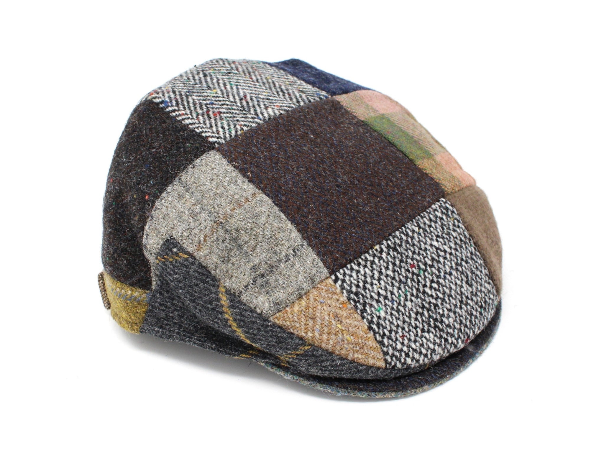 Children's Cap Patchwork Tweed